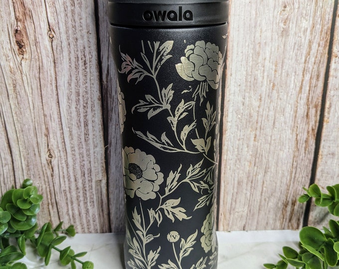 Custom Engraved Owala Bottle-tickle Me Teal Owala-24oz Owala-engraved ...