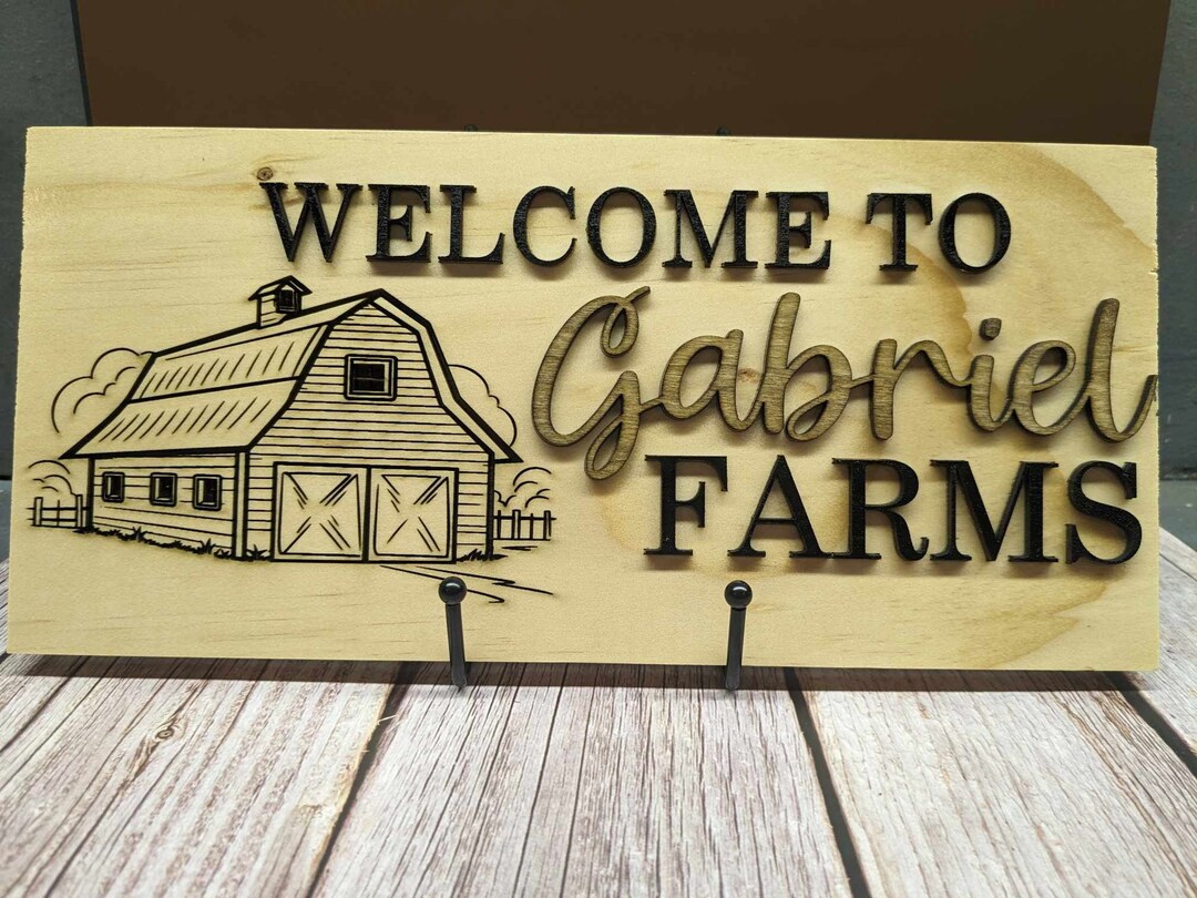 Custom Farm Sign, Farm Sign, Family Farm Sign, Farm Welcome Sign, Farm ...