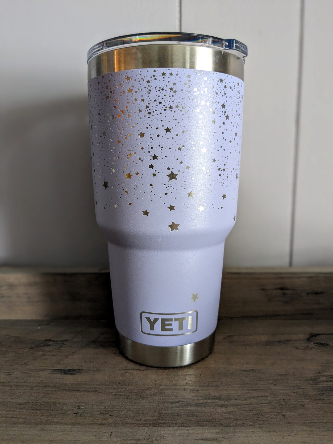 Yeti 30 Oz. Rambler, Engraved Yeti, Laser Engraved, Sparkle & Star ...
