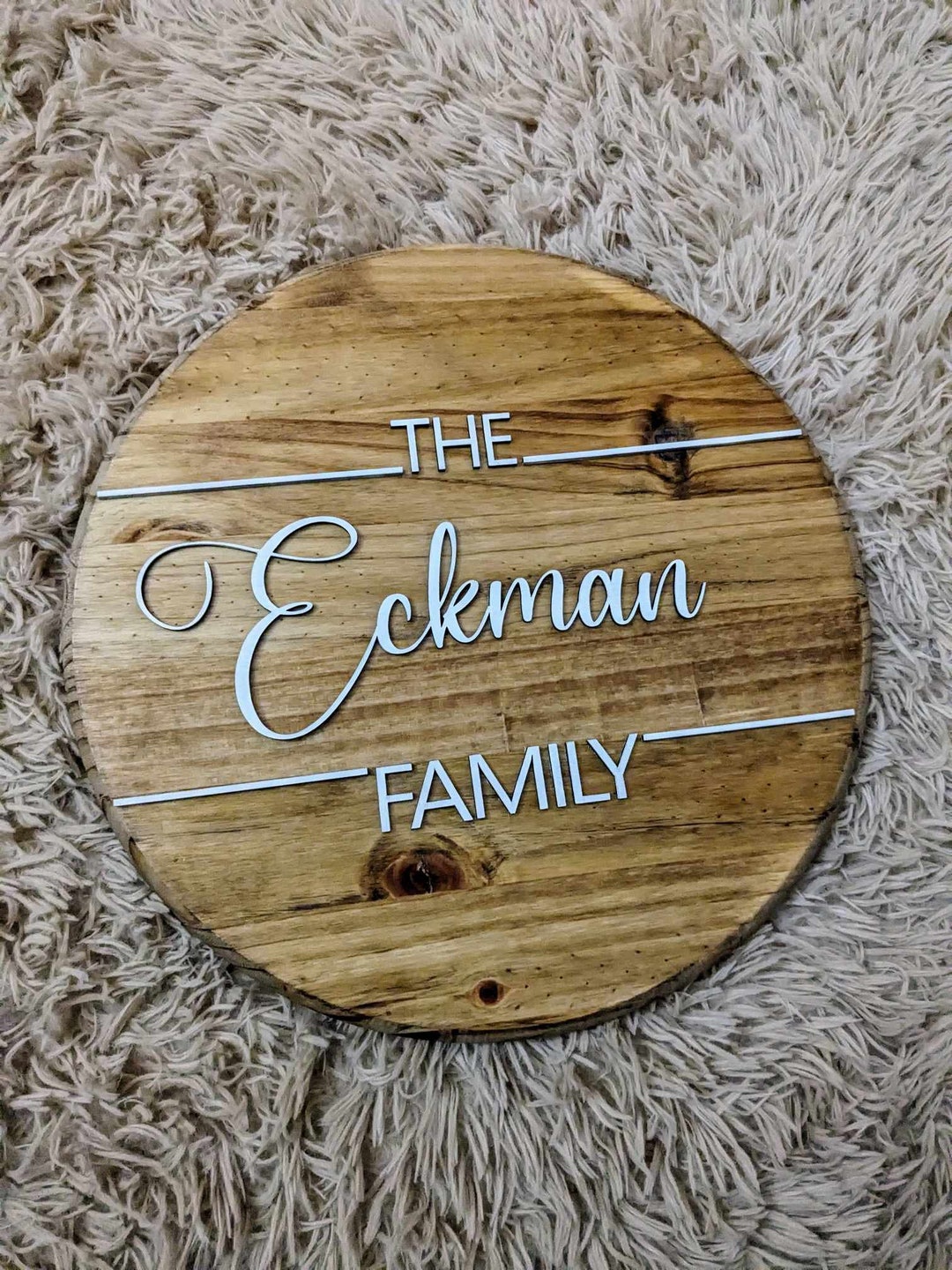 Layered Family Name Sign, Custom Family Sign, Wooden Signs, Home Decor ...