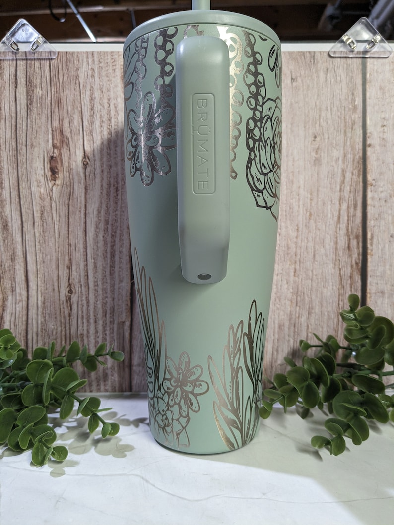 Engraved Brumate Era, Sage Brumate Era, 40 Oz Brumate, Succulent ...