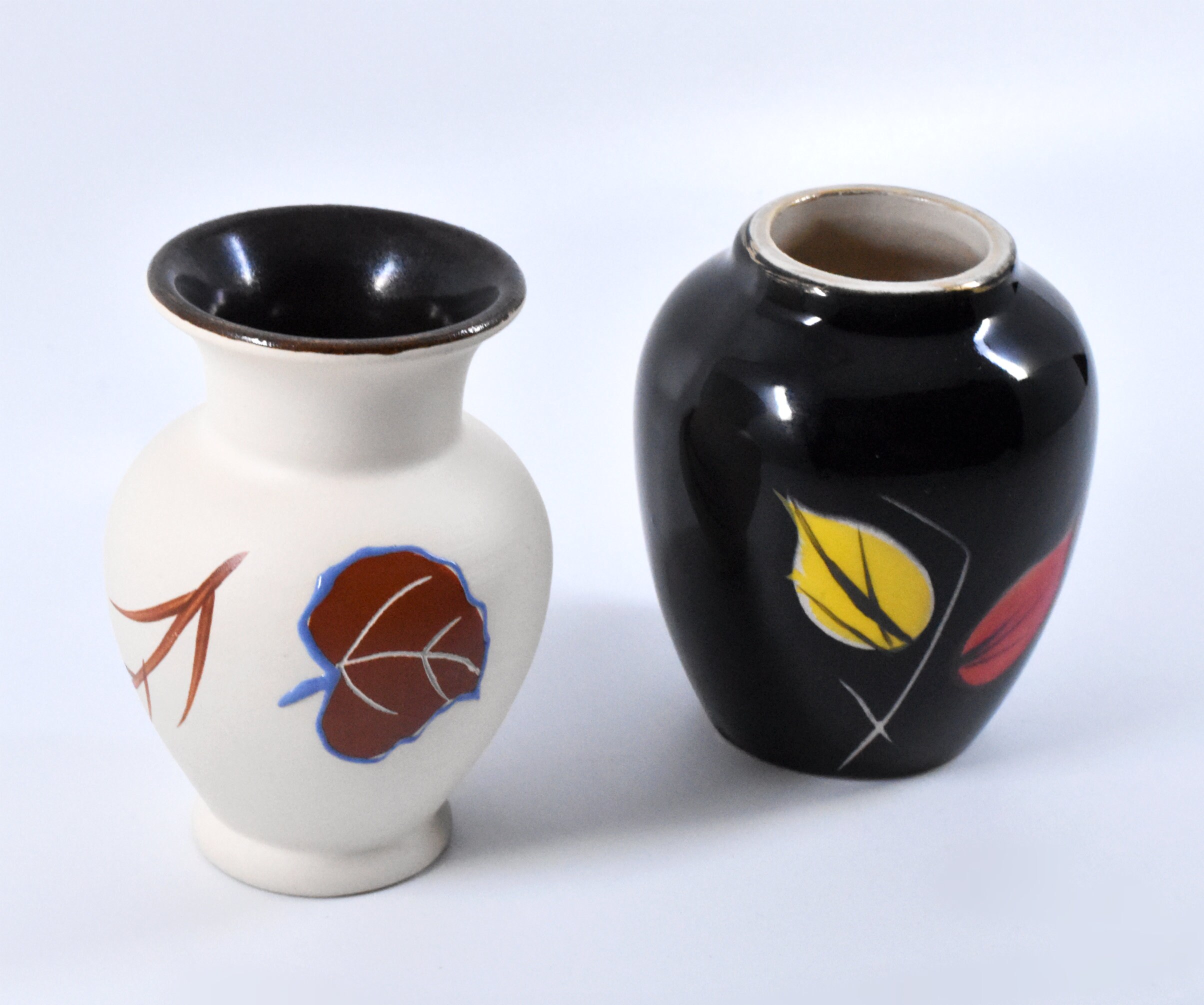 Fine Art Ceramics Vtg Foreign Keramik German Pottery Ceramic Vase Mid ...