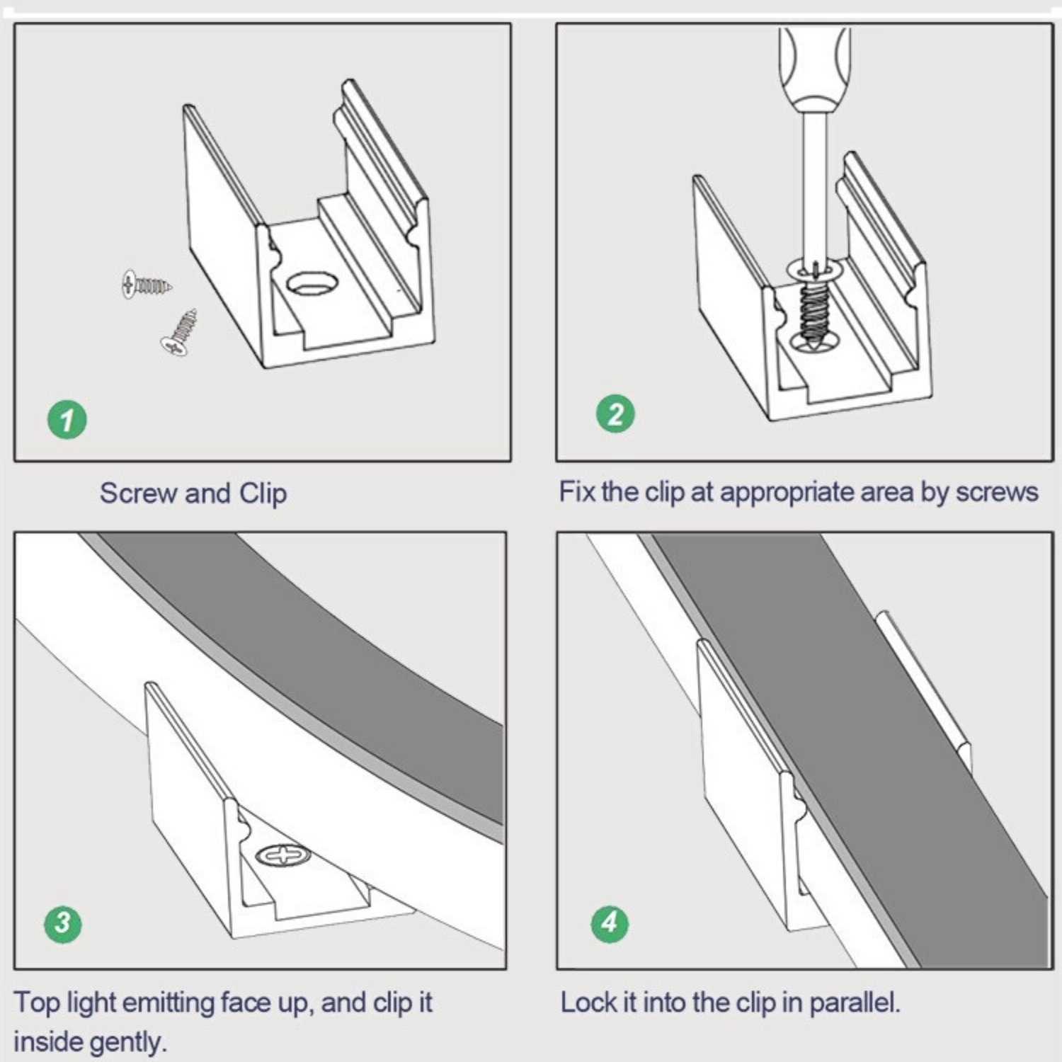ATOM Led Smart RGB Neon Flex Lights 8*18mm Dc12v Full Kit. Home ...
