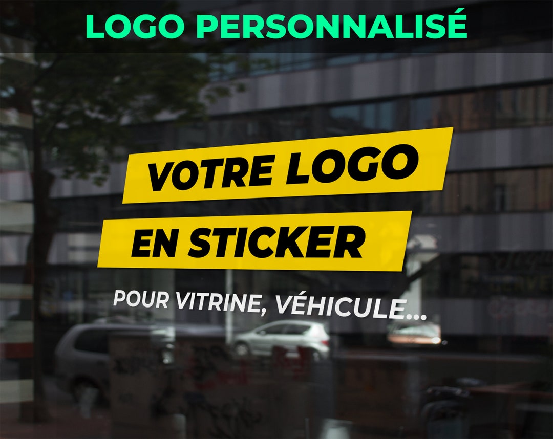 Custom Logo Sticker for Window, Vehicle Sticker, Sign Sticker ...