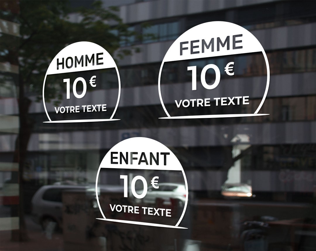 Custom Price Sticker for Shop Window & Store Price Stickers, Price ...