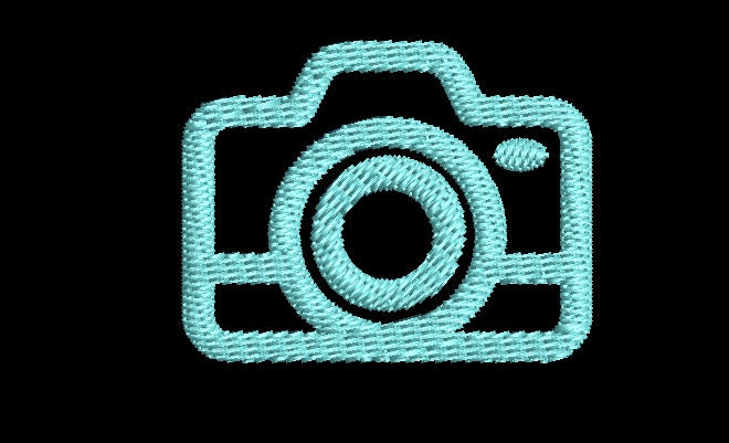 Embroidery Camera Design/camera Design for Embroidery/3 Size Camera ...