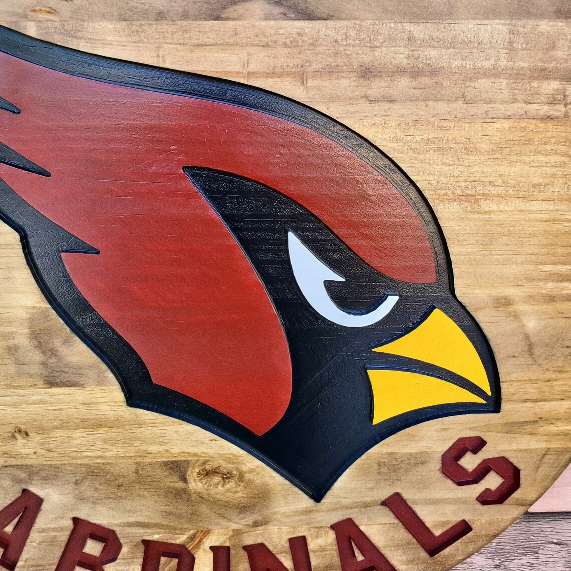 Arizona Cardinals Handmade Wood Sign - Etsy
