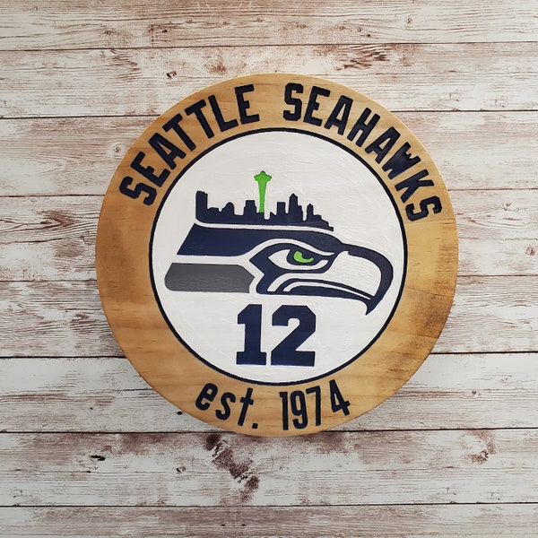 Seahawks Wood Sign - Etsy