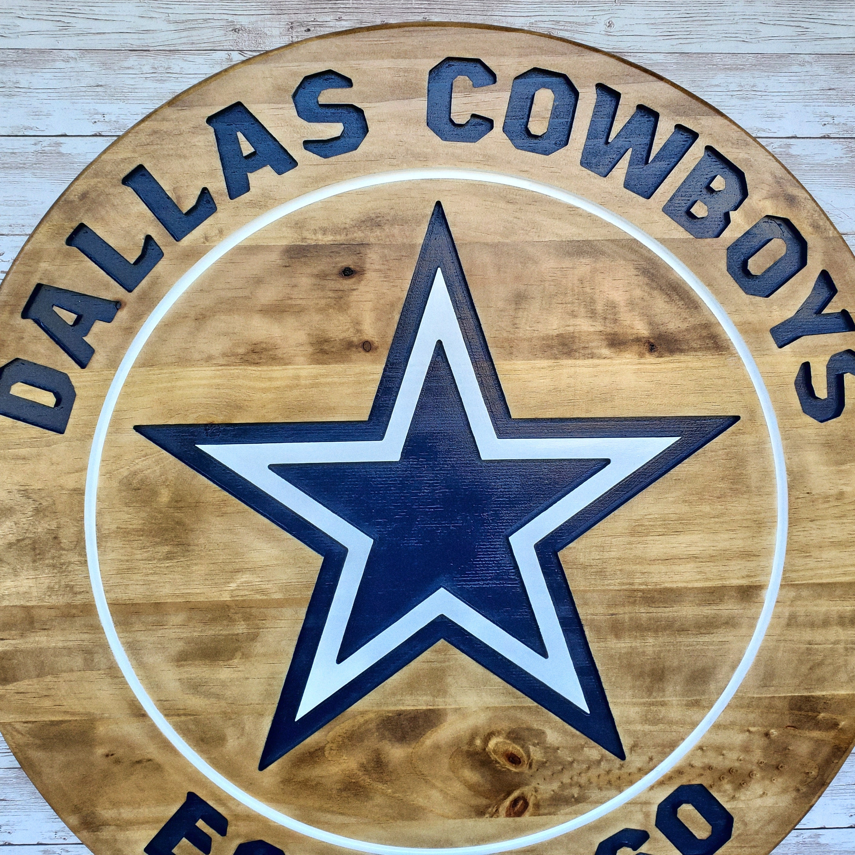 Dallas Cowboys Handmade Wood Sign | Etsy