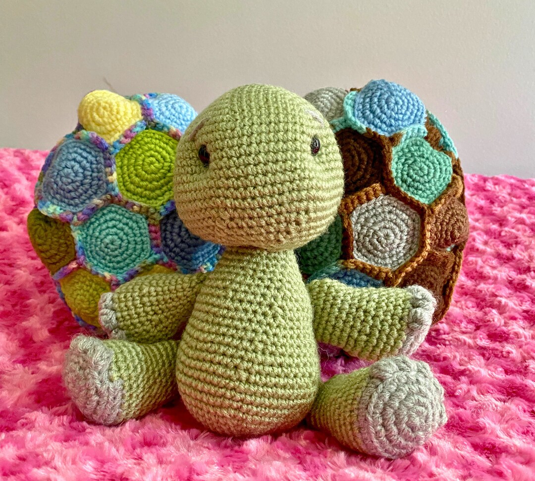 Crochet Turtle Stuffy, Amigurumi Turtle, Turtle Gift, Interchangeable ...