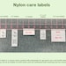 125 Nylon Custom Labels for Handmade Items, PRECUT FOLDED, Style by ...