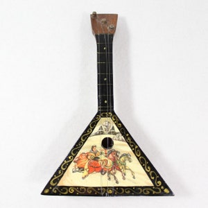 Vintage Children's Toy Balalaika 3 String Mini Russian - Etsy