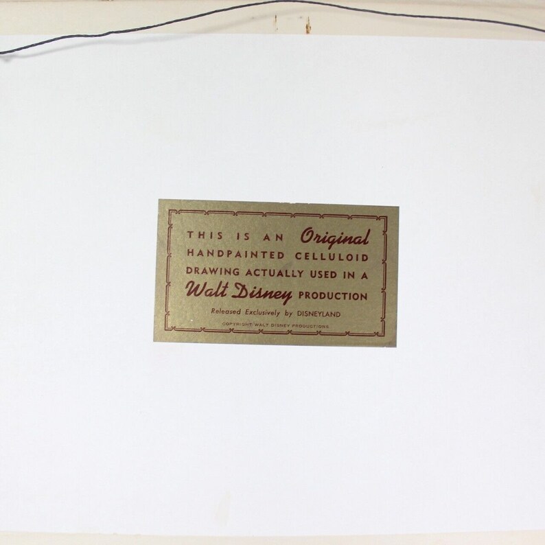 Disney Ludwig Von Drake Production Animation Art Cel Original Cel ...