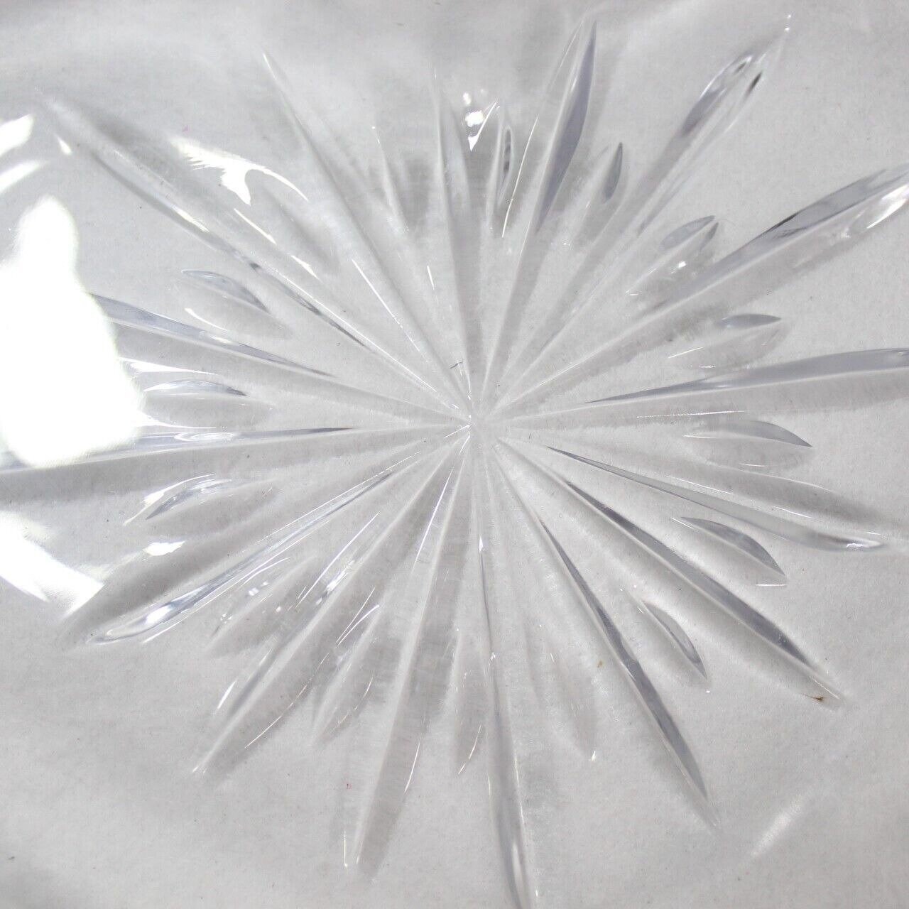 Mikasa Garden Terrace Crystal Heart Platter Serving Dish 13" Clear ...