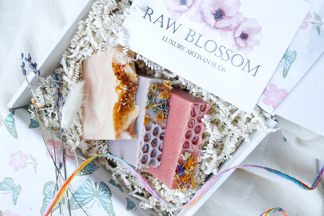 Artisan Soap Gift Box | Natural Soap Gift Set | Handmade Soap Gift ...