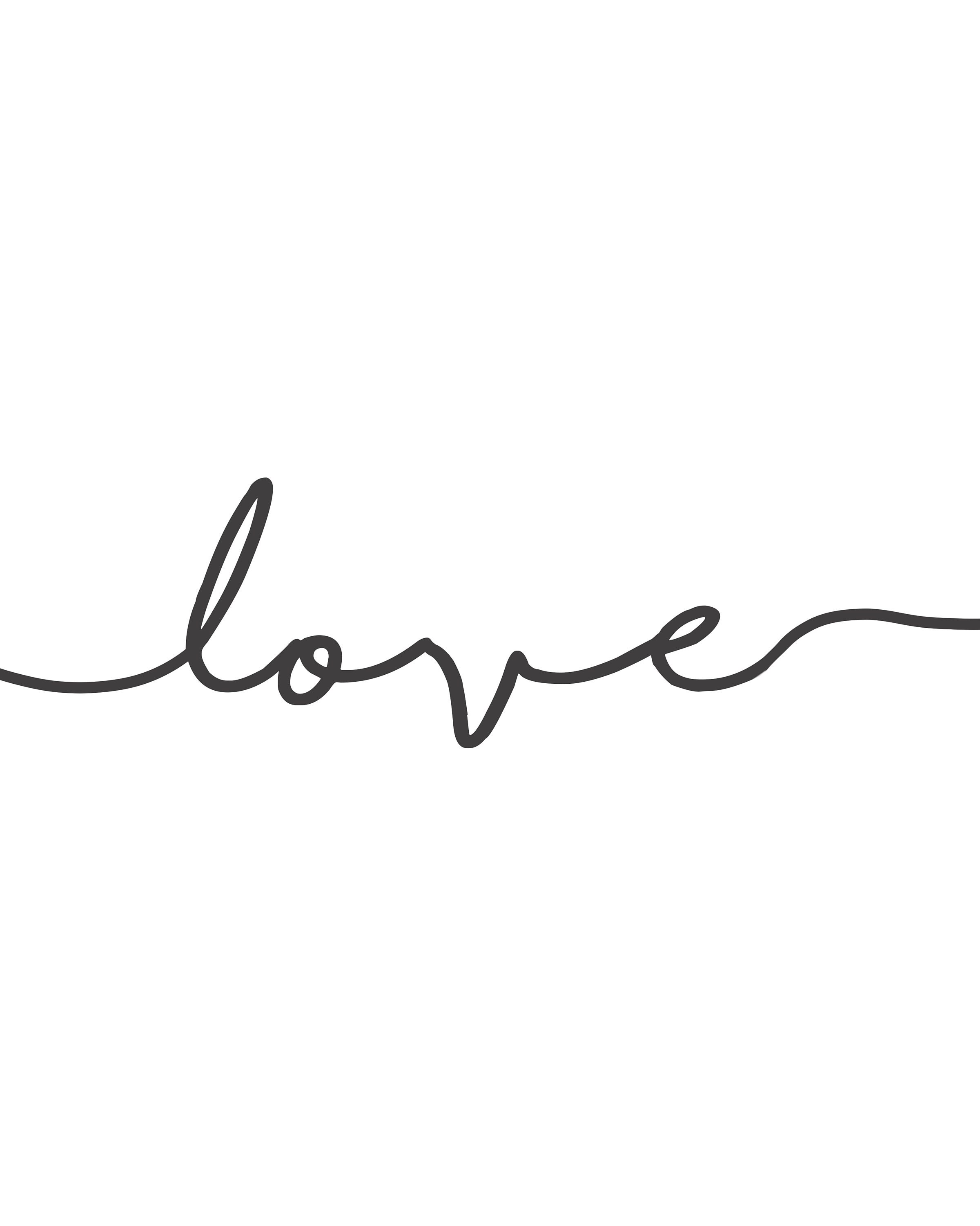 Love Printout Digital Download of the Love Art - Etsy