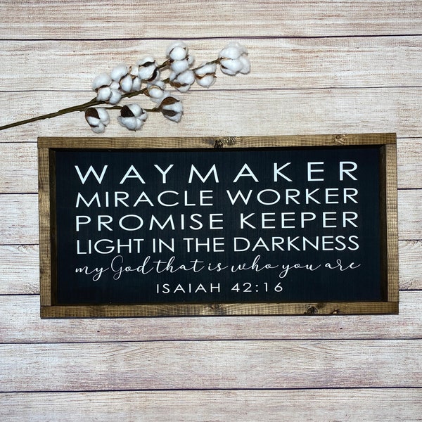 Way Maker Sign - Etsy
