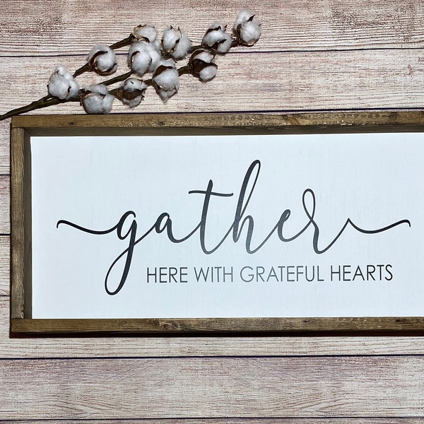 Large Gather Sign - Etsy