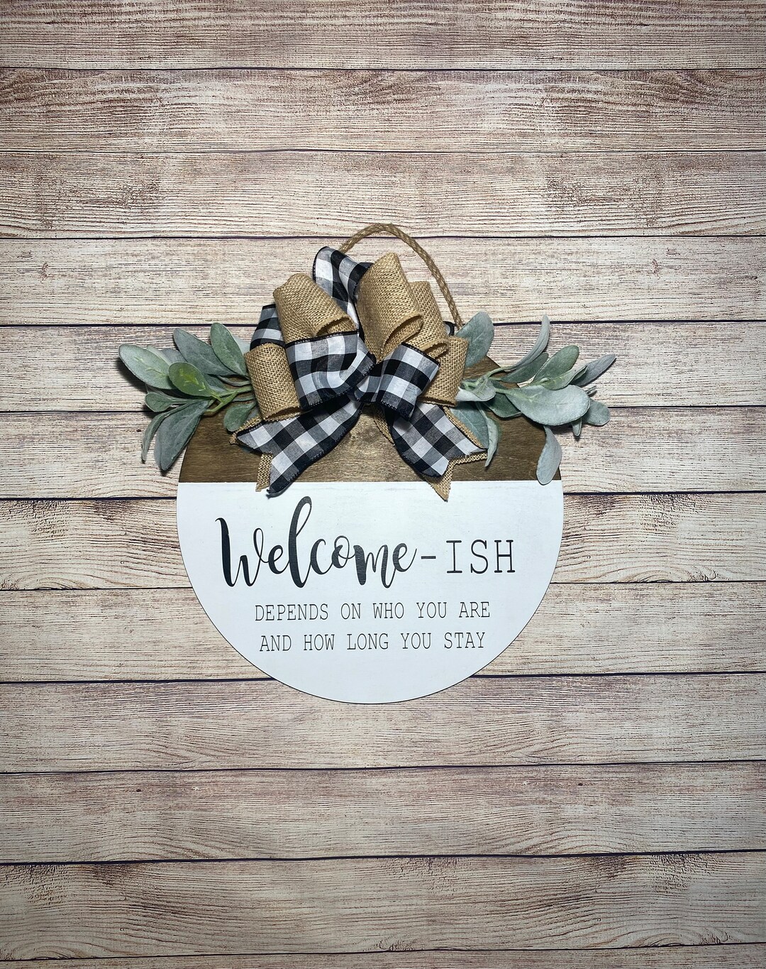 Front Door Decor | Circle Door Sign | Circle Front Door Decor ...