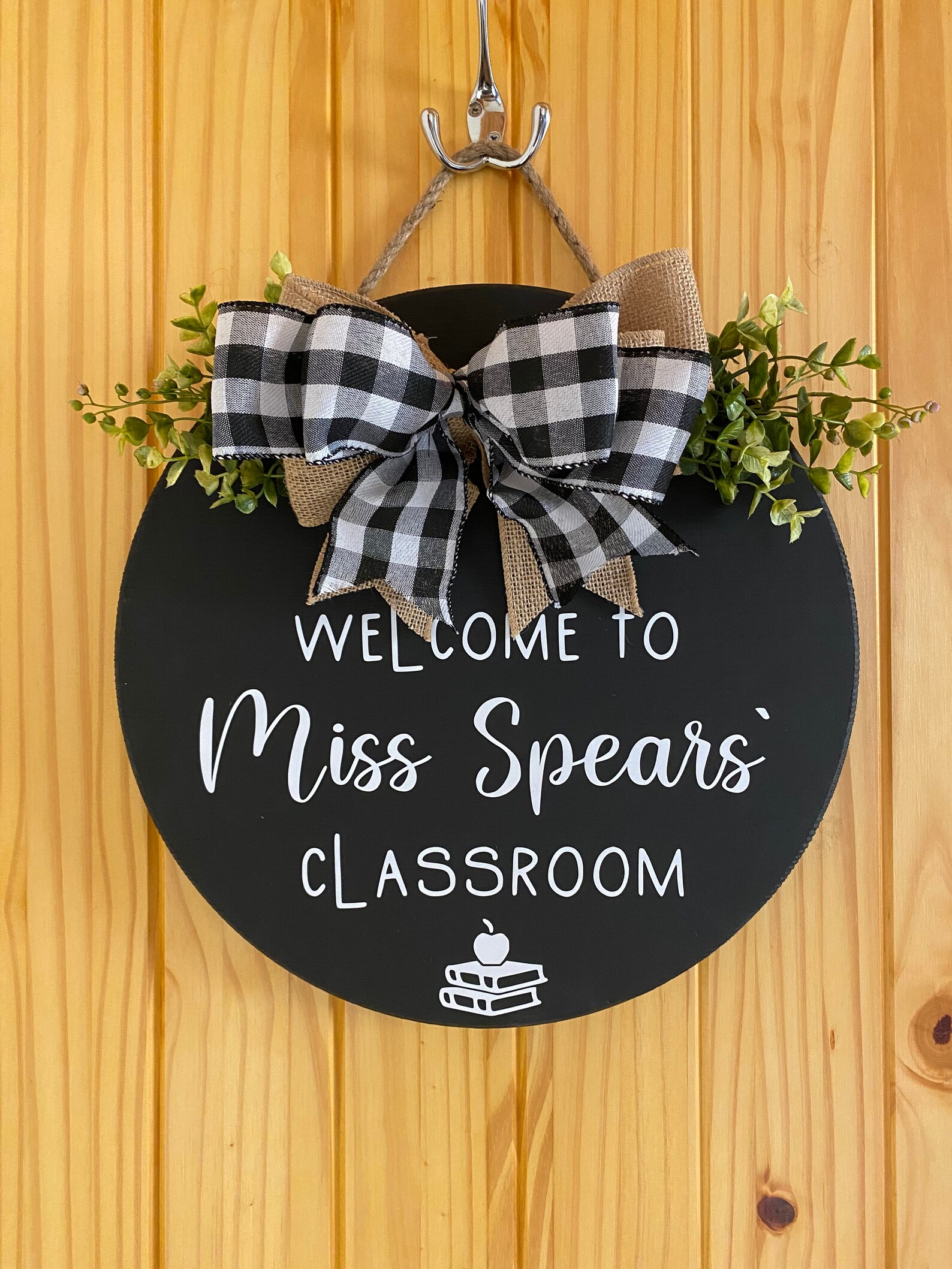 Teacher Door Sign Personalized Teacher Door Sign Teacher - Etsy