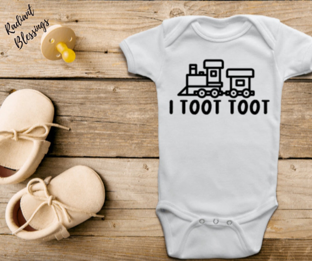 I Toot Toot Baby Bib / Onesie® Train theme Bib / Onesie® Trains Bib ...