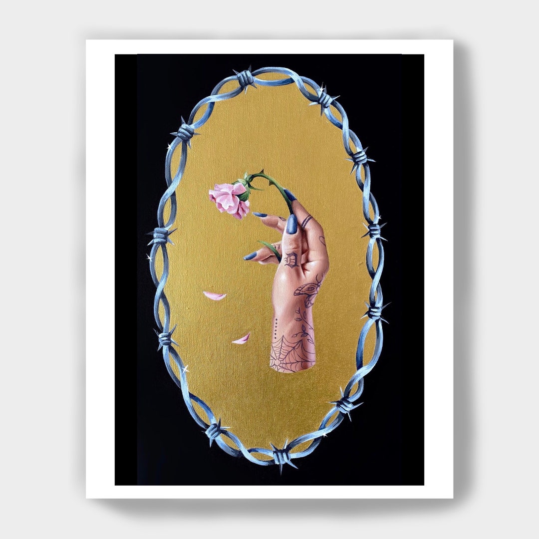 Hand of Life Art Print - Etsy