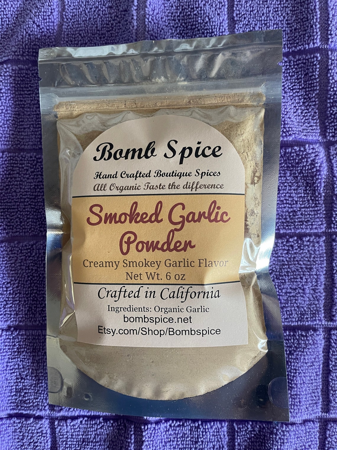 Smoked Garlic Powder 6 Oz Bag - Etsy