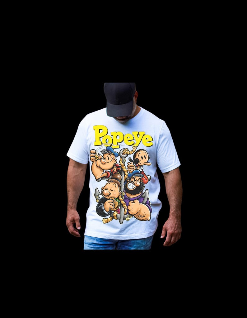 Popeye Crew PNG for Tee Design - Kiwigeegee Shop - Etsy
