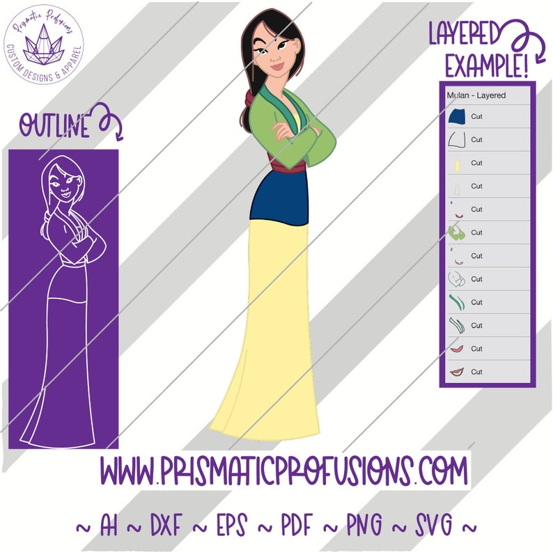 Mulan Mulan SVG Mulan Clipart Mulan Cut File Mulan Birthday - Etsy Finland