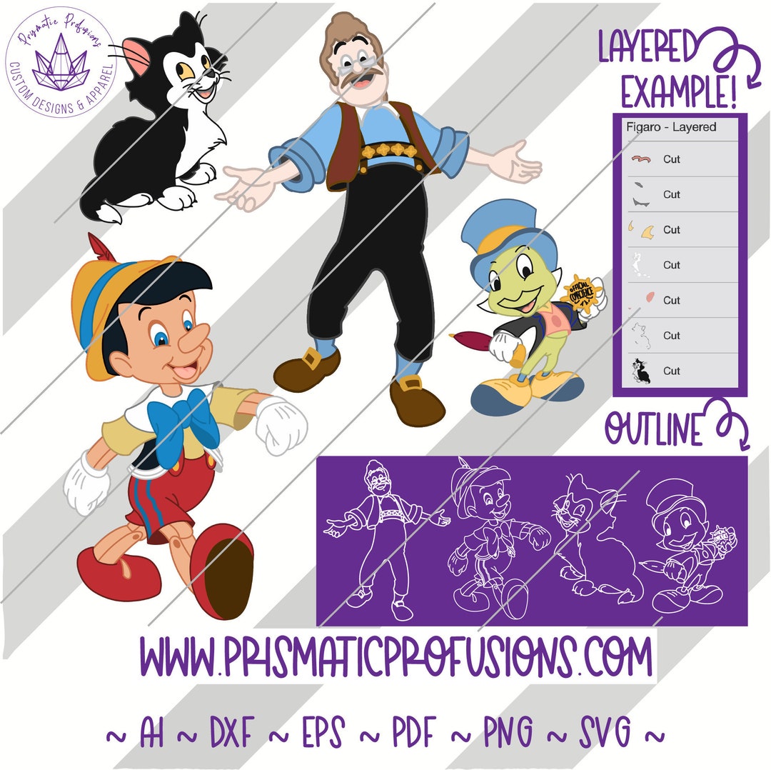 Pinocchio, Pinocchio SVG, Pinocchio Clipart Pinocchio Cut File ...