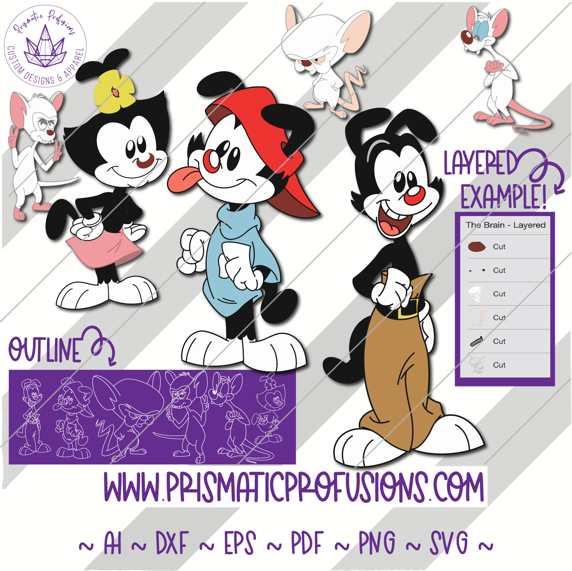 Animaniacs Animaniacs SVG Animaniacs Clipart Animaniacs Cut - Etsy