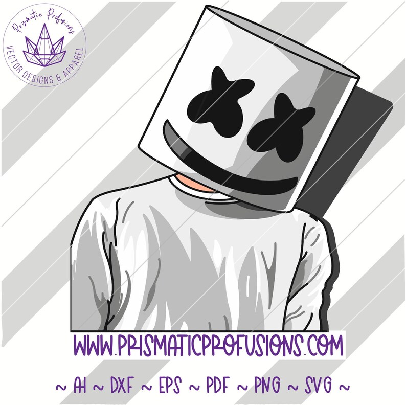 Marshmello Marshmello SVG Marshmello Clipart Marshmello Cut | Etsy