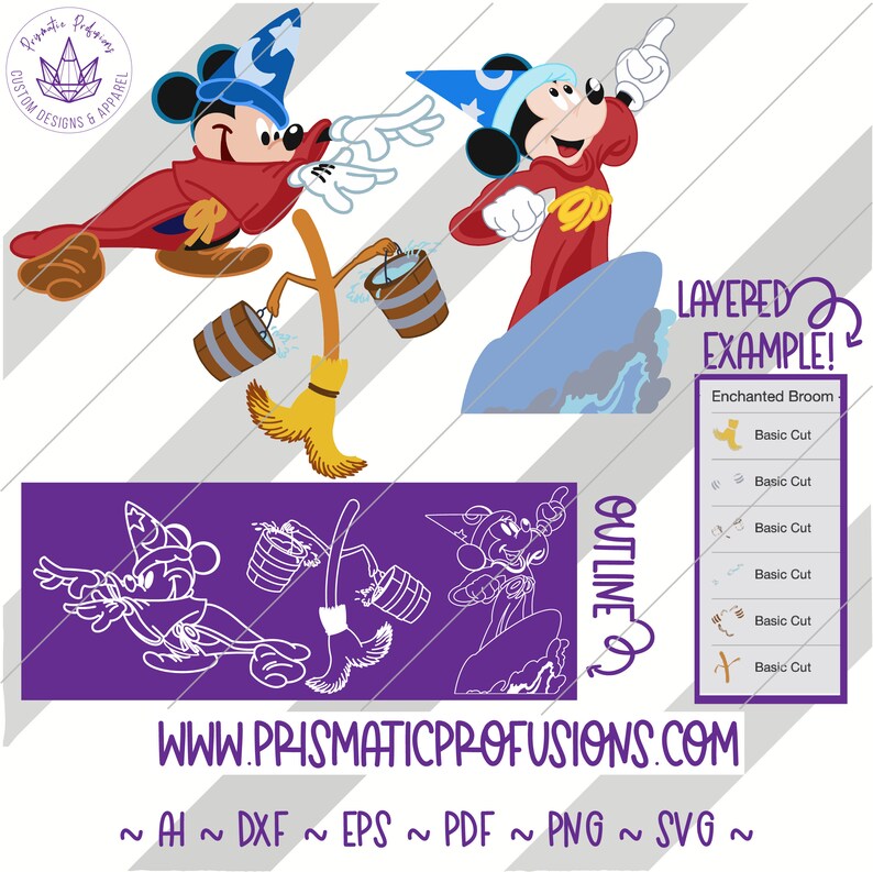 Sorcerer Mickey, Sorcerer Mickey SVG, Sorcerer Mickey Clipart Sorcerer ...