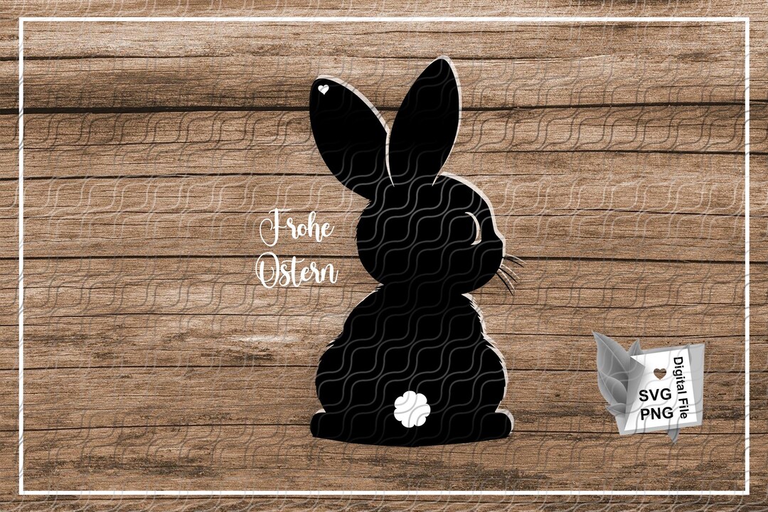 Easter Bunny Rabbit Easter Plotter File SVG PNG Eastern Rabbit - Etsy