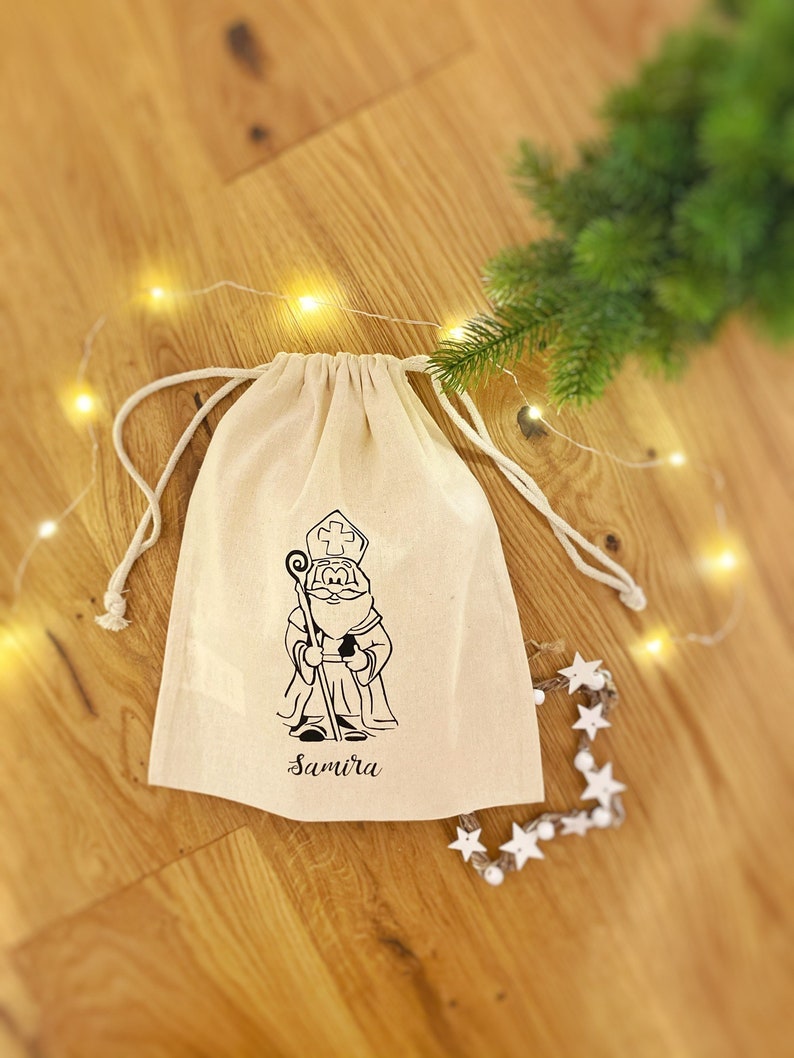 Santa Claus Bag Plotter File SVG PNG St. Nicholas - Etsy