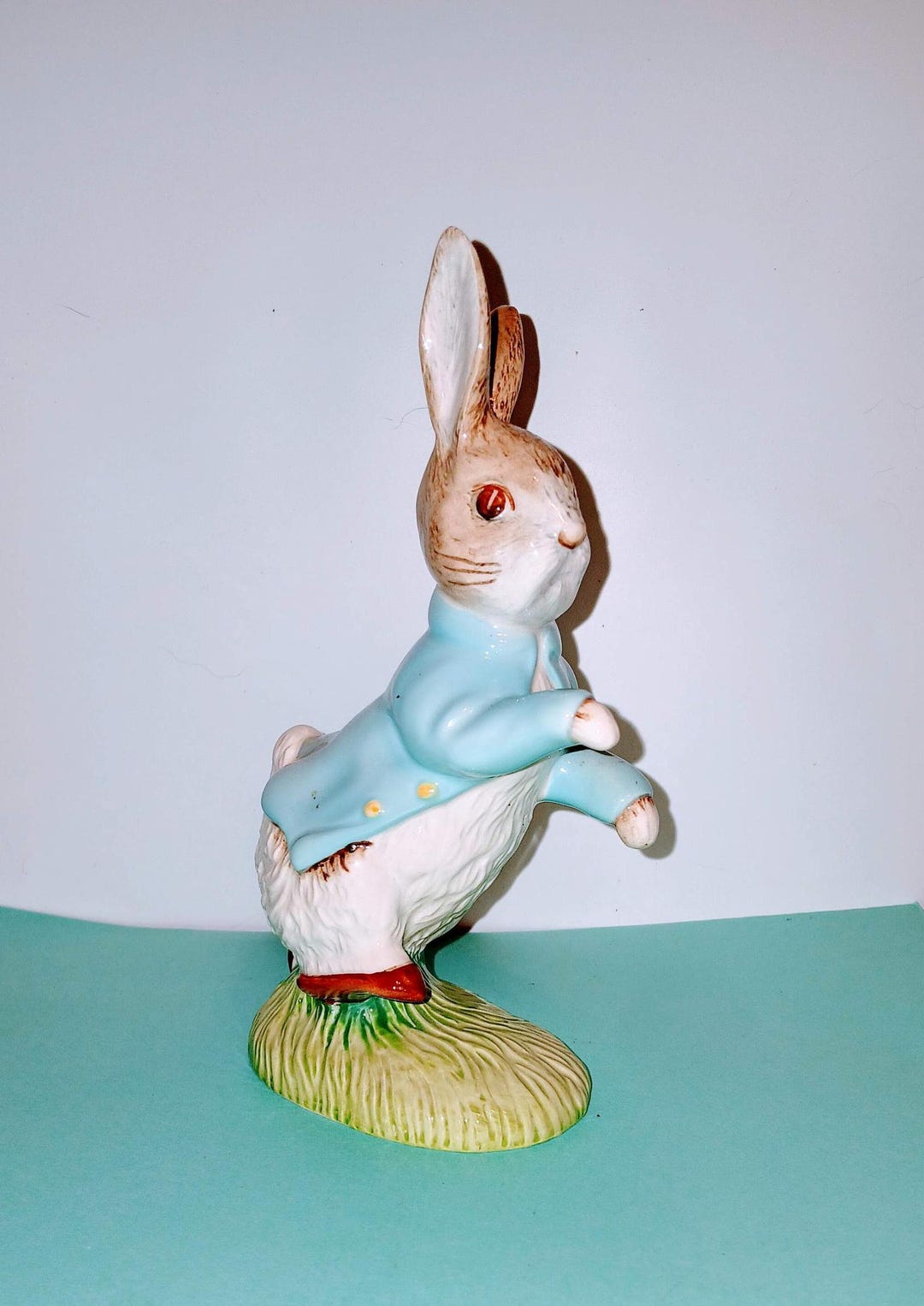 Ceramic Peter Rabbit Beswick Beatrix Potter 7" Figure 1992 100th Used ...