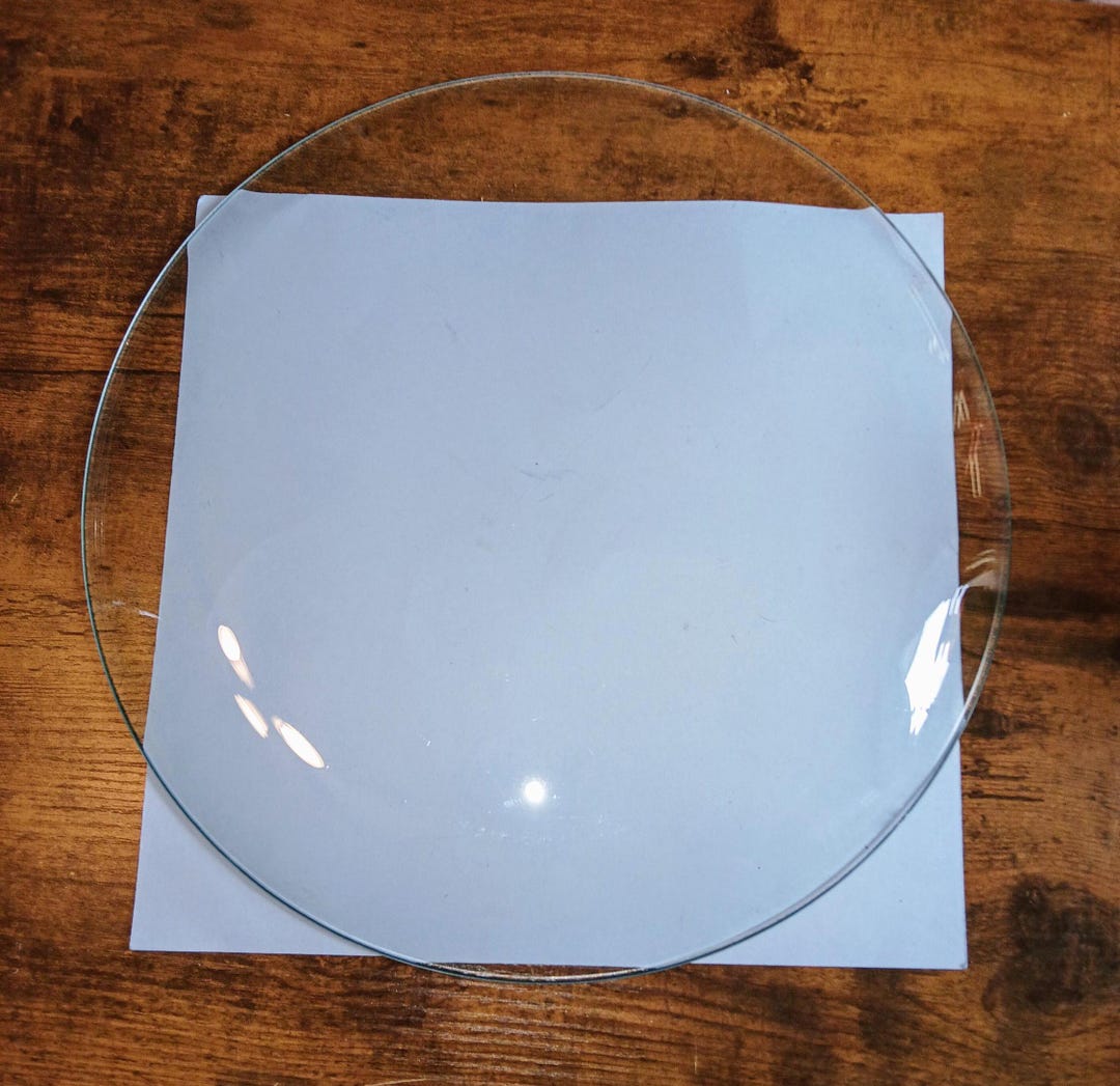 Round Bubble Glass Crystal Convex Clock Face Cover Used - Etsy