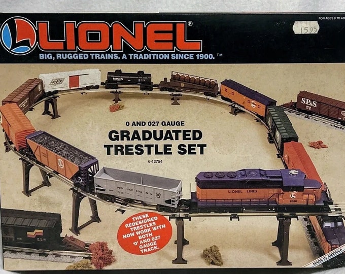 Lionel o Trainmaster Train Tracks and Elevated Trestle Set of 41 Pieces ...