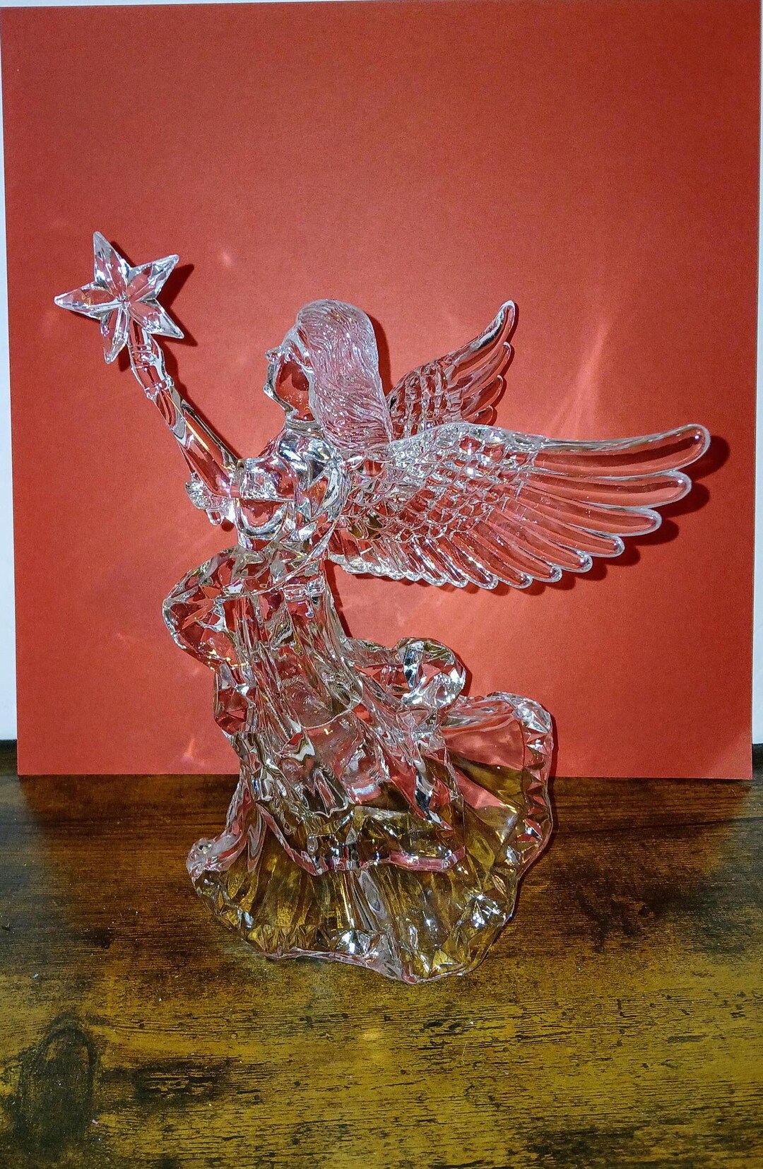 Acrylic Traditions Tree Top Angel 9.5" High Figurine (new in Box) - Etsy