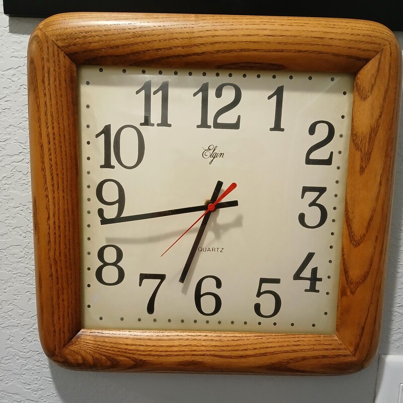 Elgin Wall Clock - Etsy