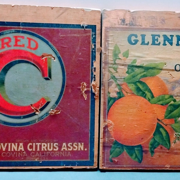 Citrus Crate Label - Etsy