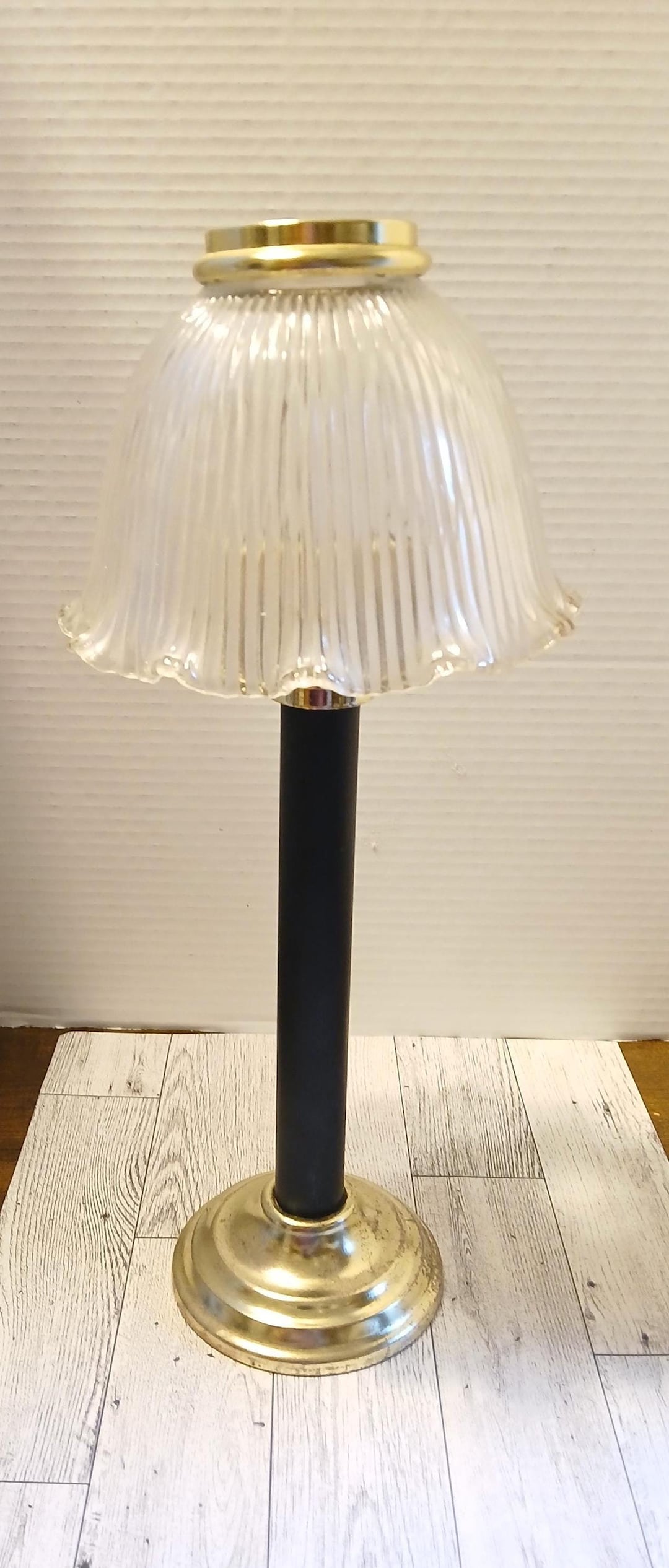 Gaslight Spring Loaded Candle Lamp With Frosted Glass Shade by Colonial ...