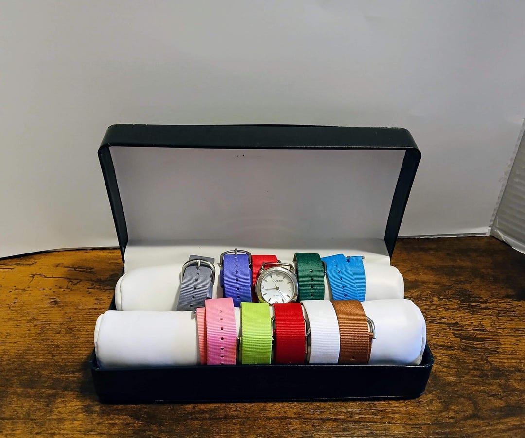 Quartz Gossip Interchangeable Wristwatch With 10 Different Color Bands ...