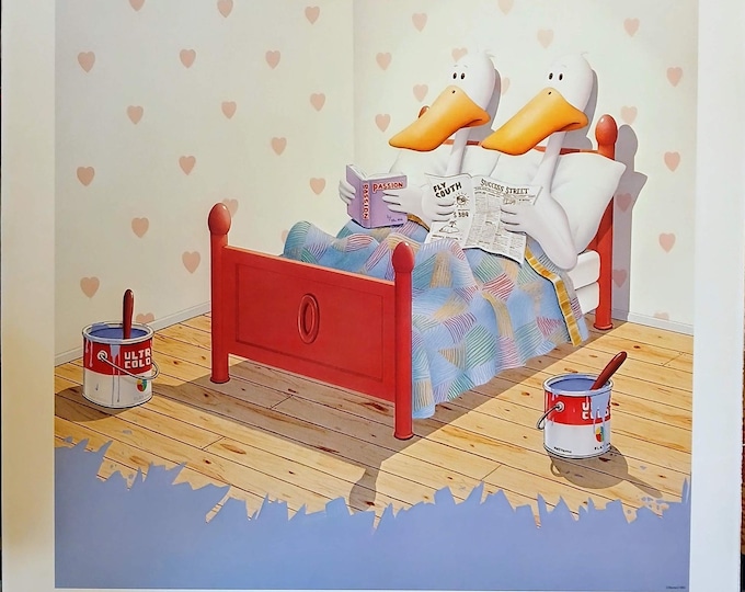 Michael Bedard "living Together" Lithograph Print on Poster From an ...