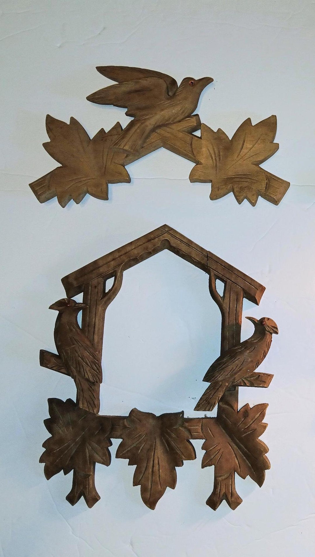 Black Forest Wood Cuckoo Clock Face or Crown Sold as Each - Etsy