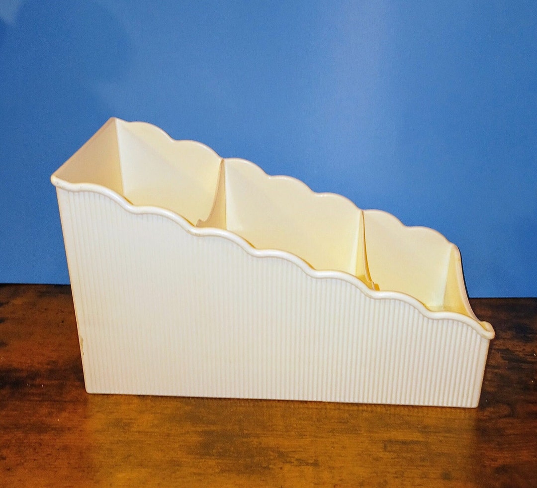 Off White 3 Tier Packet Organizer by Tupperware Used - Etsy