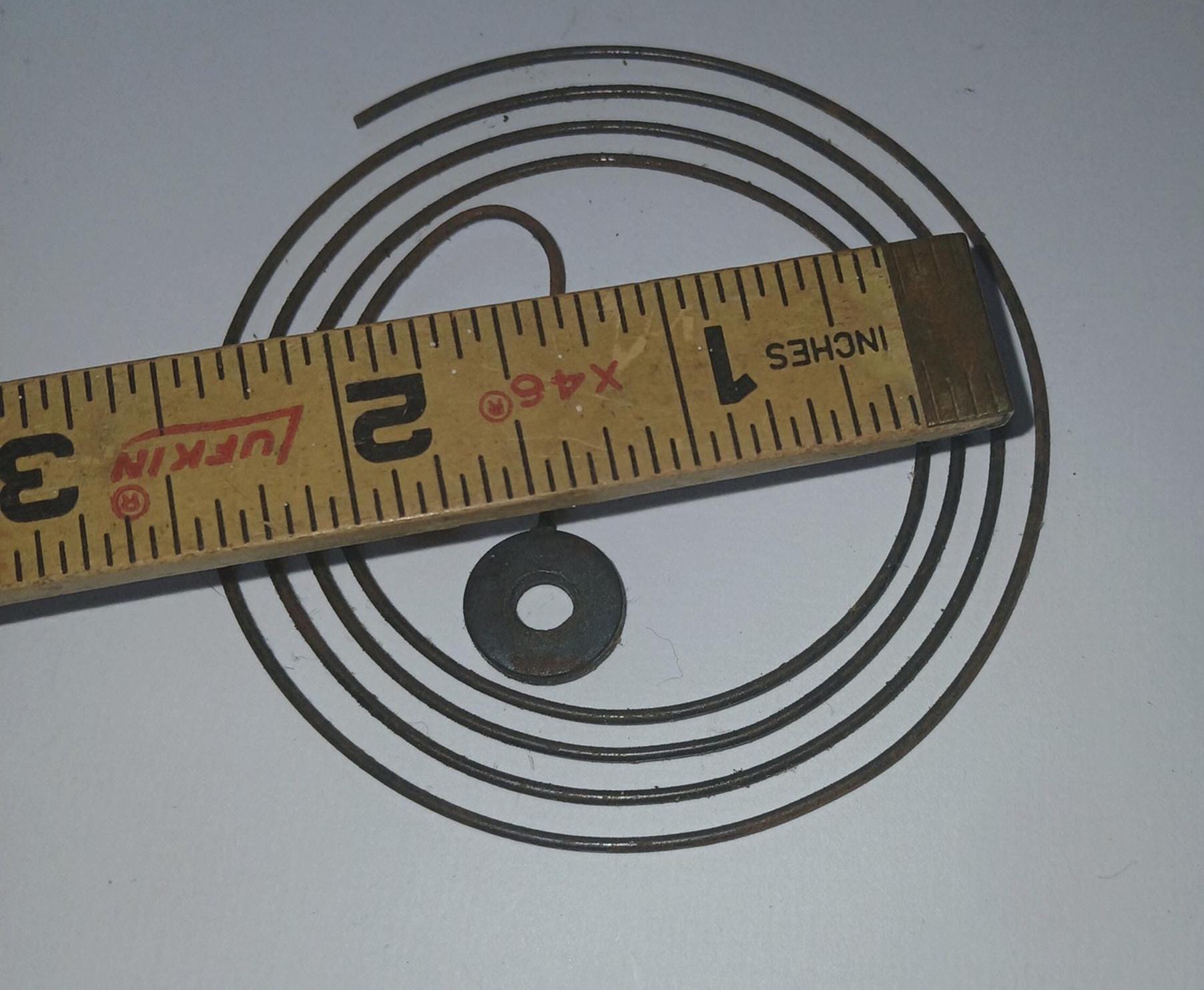 Metal Cuckoo Clock Gong Coil and Base Parts With Screw Used Sold as ...