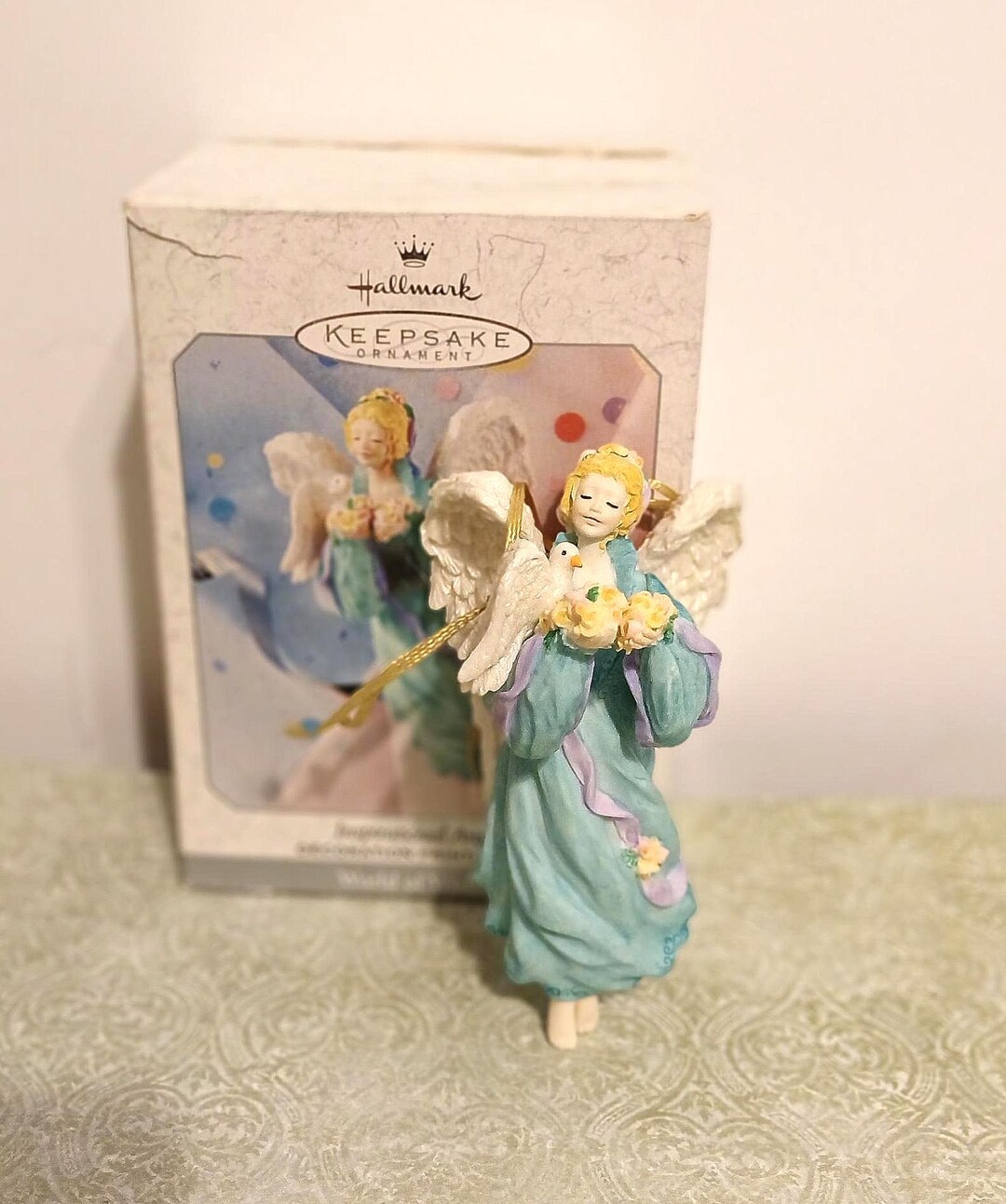 Hallmark Keepsake Inspirational Angel " World of Wishes" Decoration ...