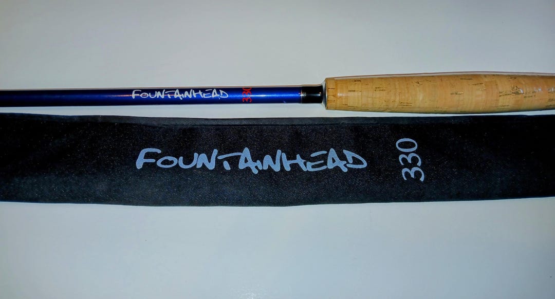 New Fount 4 Head Blue Backpack Fly Fishing Rod With Cork Handle With ...