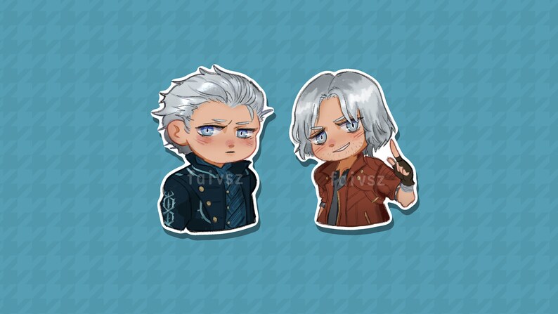 Devil May Cry VERGIL DANTE 3 Inch Laminated Stickers - Etsy